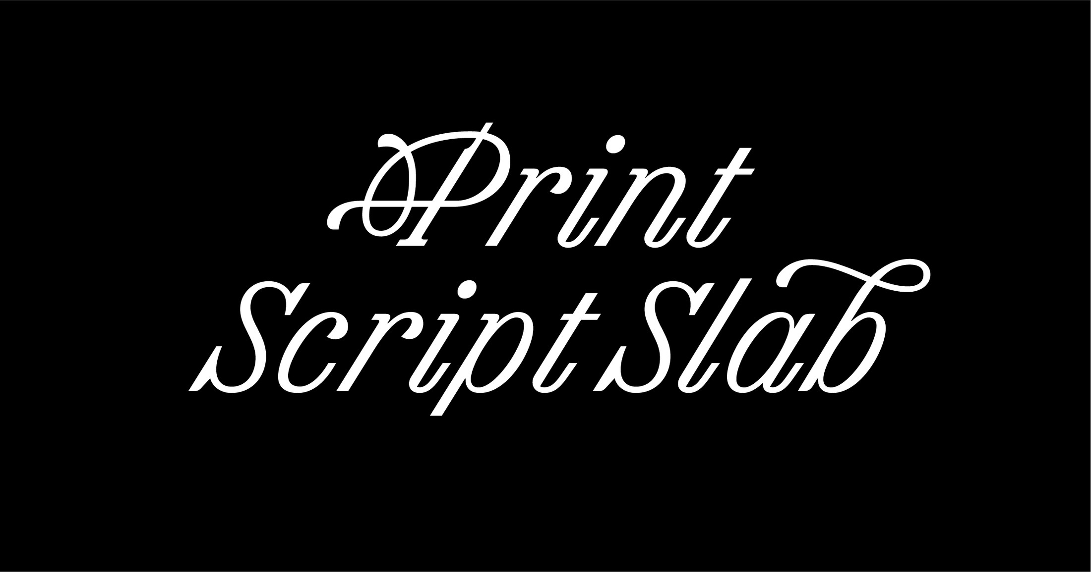 Print Script Slab - Faire Type Foundry