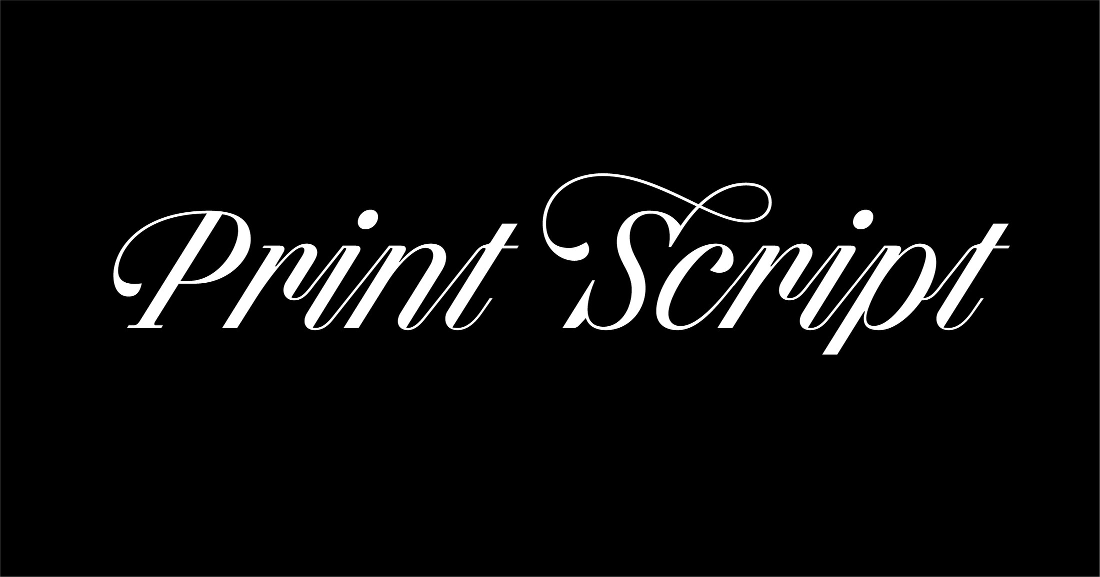 Print Script - Faire Type Foundry