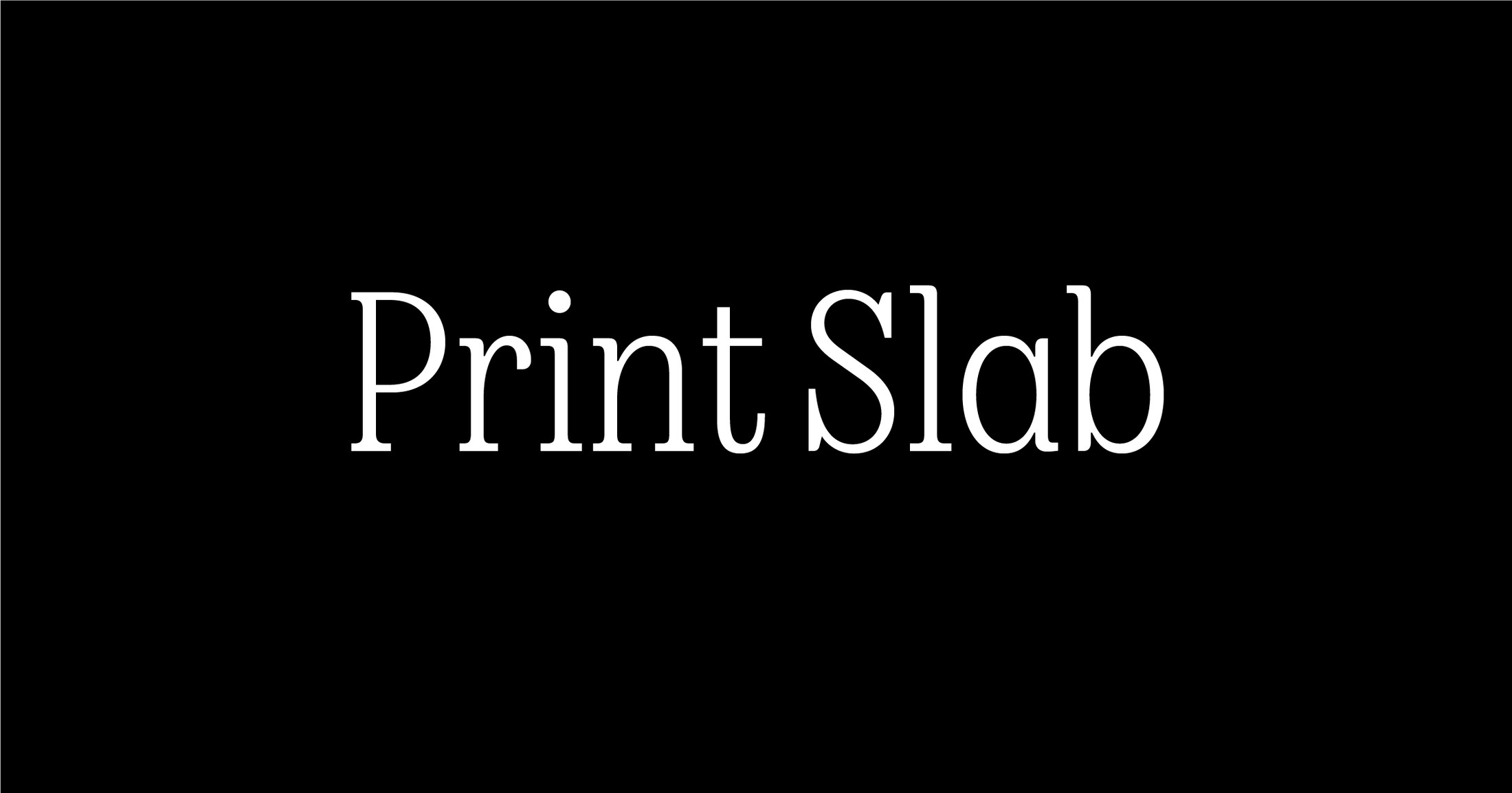 Print Slab - Faire Type Foundry